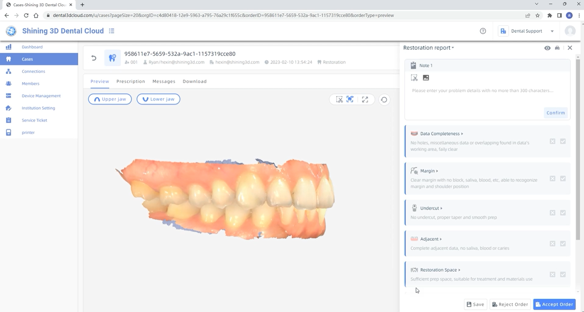 Aoralscan Elite | Intraoral Photogrammetry Scanner - SHINING 3D DENTAL